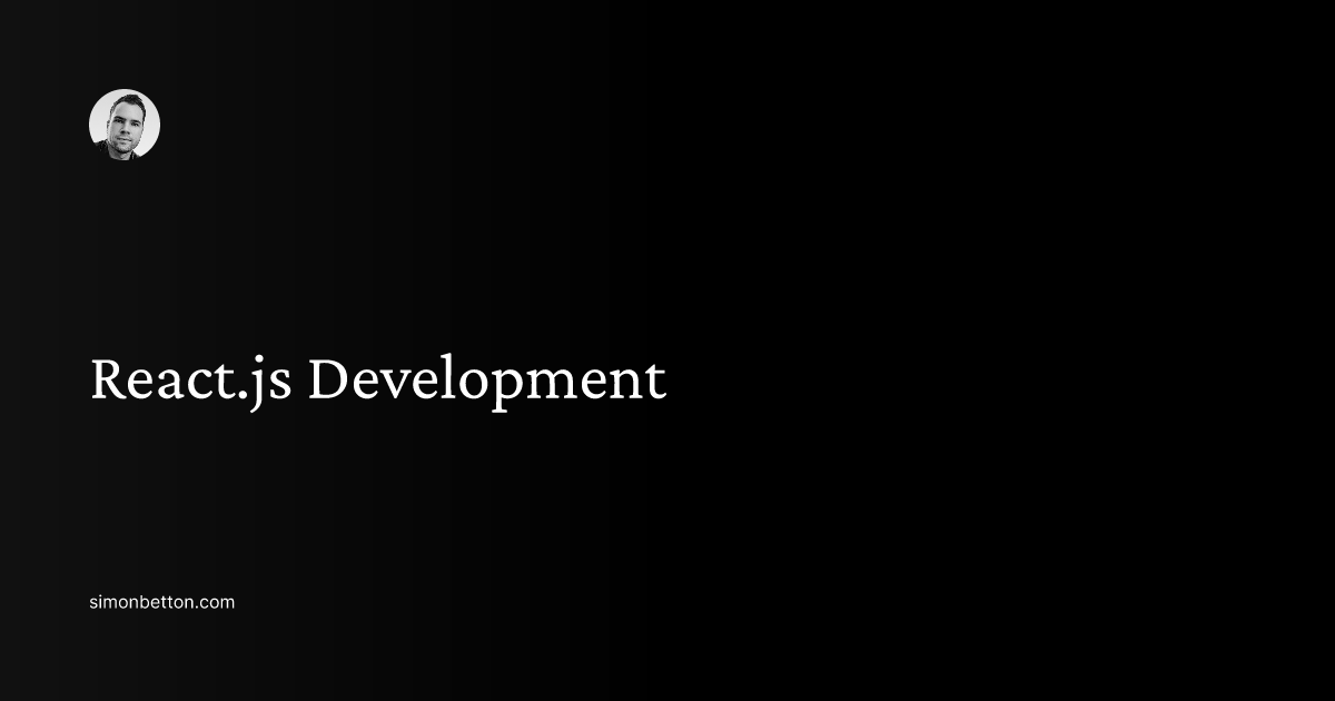 React.js Software Development · Simon Betton · Composable, Usable ... React.js Software Development · Simon Betton · Composable, Usable ...